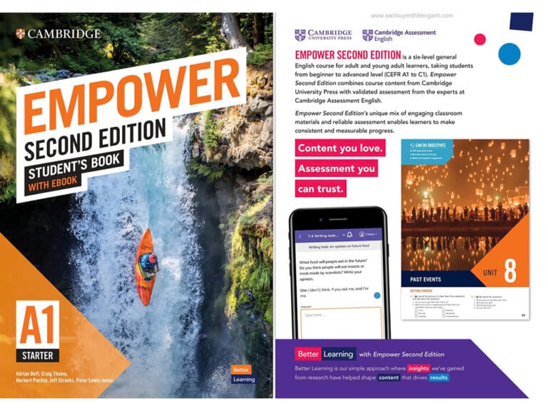 EMPOWER Second Edition A1 STARTER 2022 – SÁCH LUYỆN THI TIẾNG ANH (PDF)